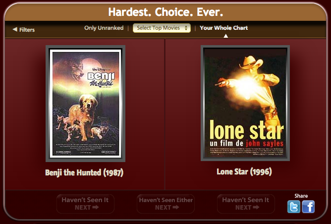 How to Choose Your Favorite Movie in 1,000,000 Easy Steps! - flickchart ...