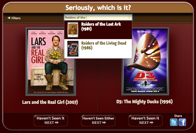 How to Choose Your Favorite Movie in 1,000,000 Easy Steps! - flickchart ...